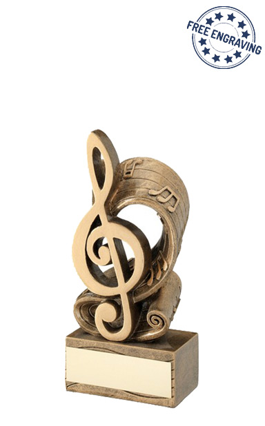 Music Trophies | FREE engraving FREE Logo FAST Delivery | Trophyme