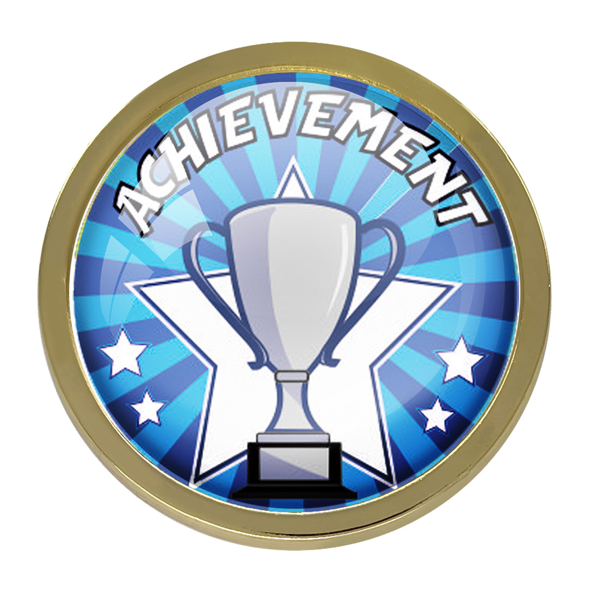 HIGH QUALITY METAL ACHIEVEMENT BADGE (22MM) | RESIN FINISH | FAST ...